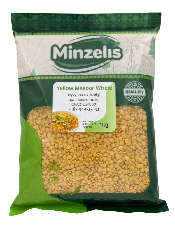 Yellow Masoor Whole - Minzelis